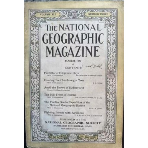 Hunting the Chaulmoogra Tree, an Original Article from NGS, by Joseph F ...